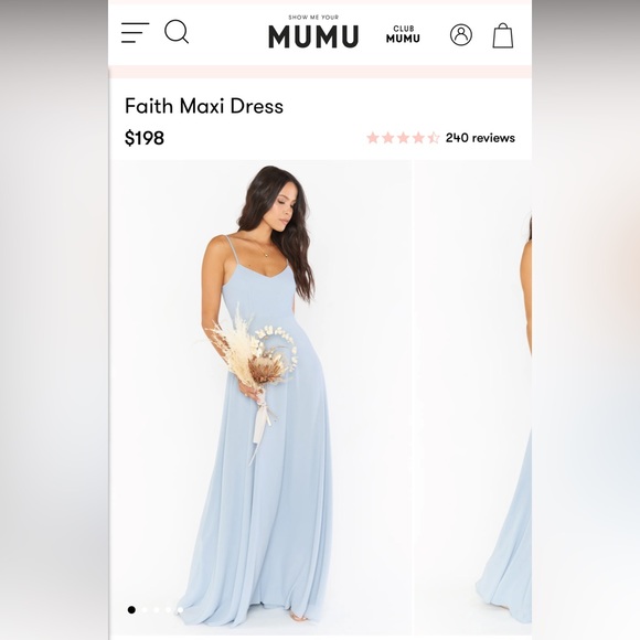 Show Me Your MuMu | Dresses | Show Me Your Mumu Faith Maxi Dress Steel ...